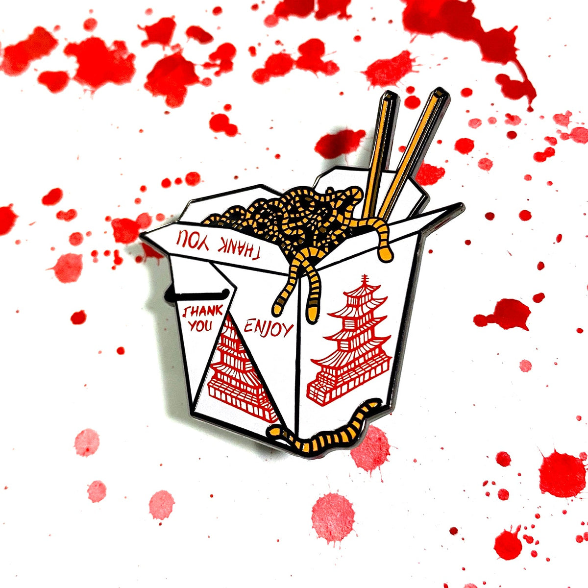 Chow Time - Enamel Pin – Jad Is Rad