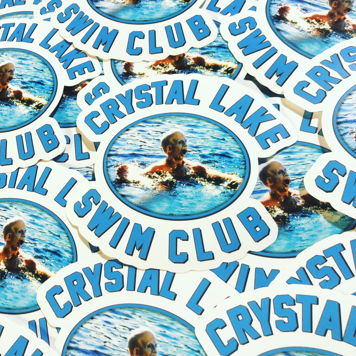 Crystal Lake Swim Club Sticker – Jad Is Rad
